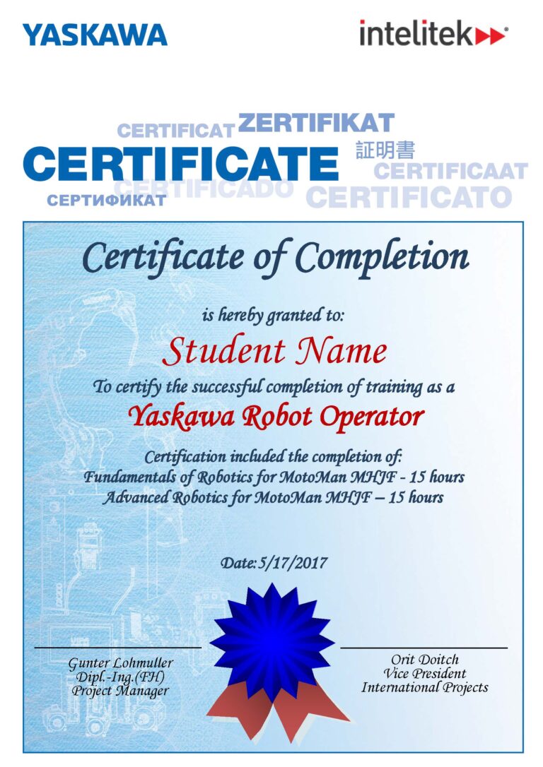 ADVANCED ROBOTICS - Intelitek